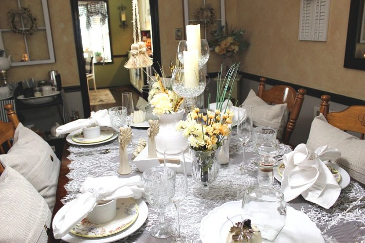 How To Build A Dining Table Tablescape - Clearissa Coward's Command Center